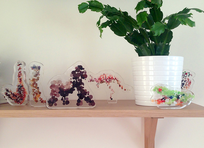 Dotted animals - Yoni Alter. Original graphic art