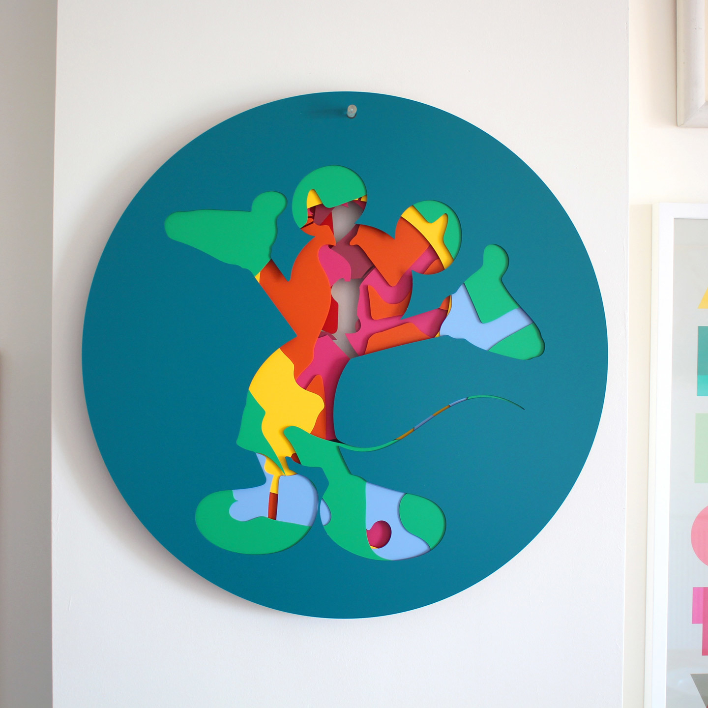 Modular wall art piece - Yoni Alter. Original graphic art