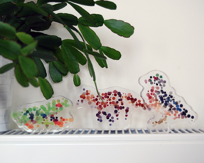 Dotted animals - Yoni Alter. Original graphic art