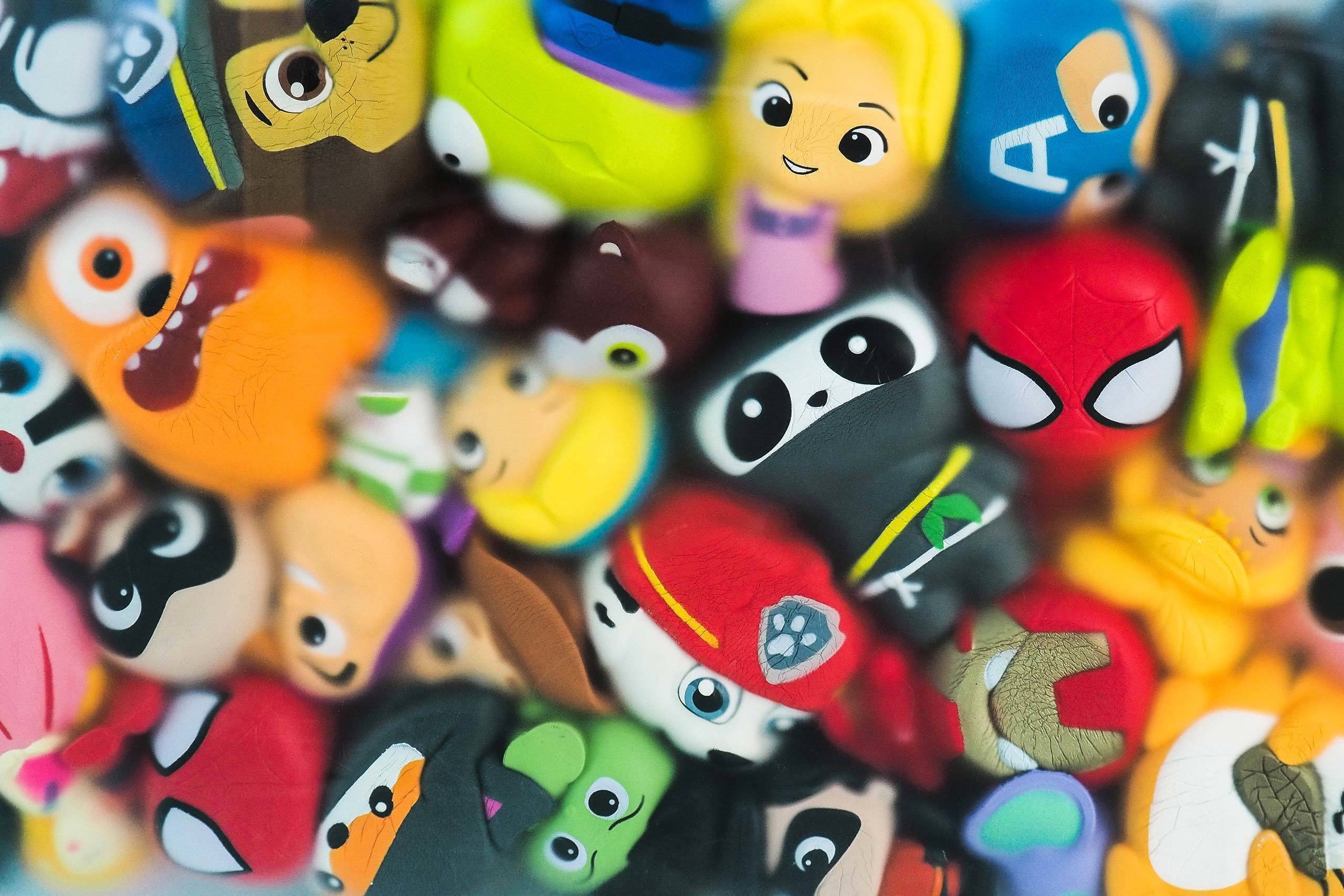 Squishies Table - Yoni Alter. Original graphic art