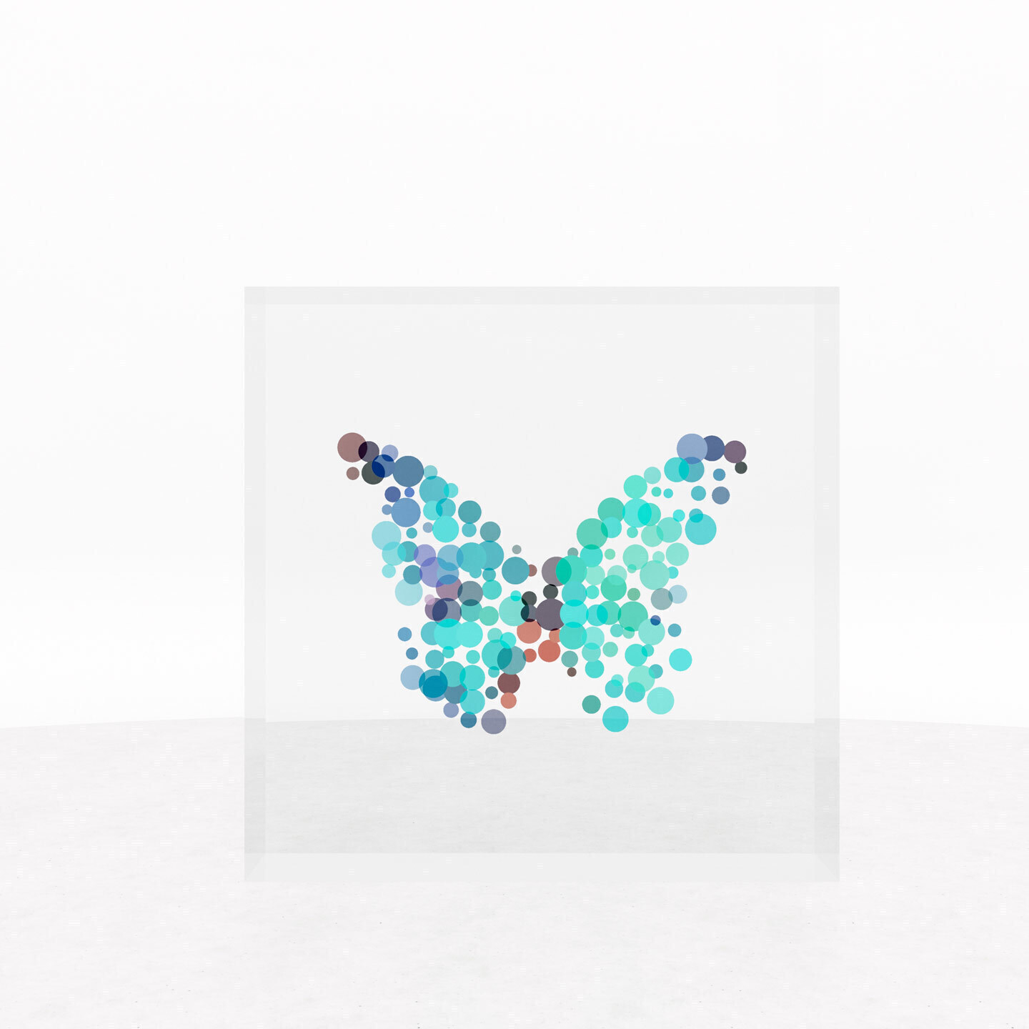 ENCAPSULATED DOTTED ANIMALS - Yoni Alter. Original graphic art