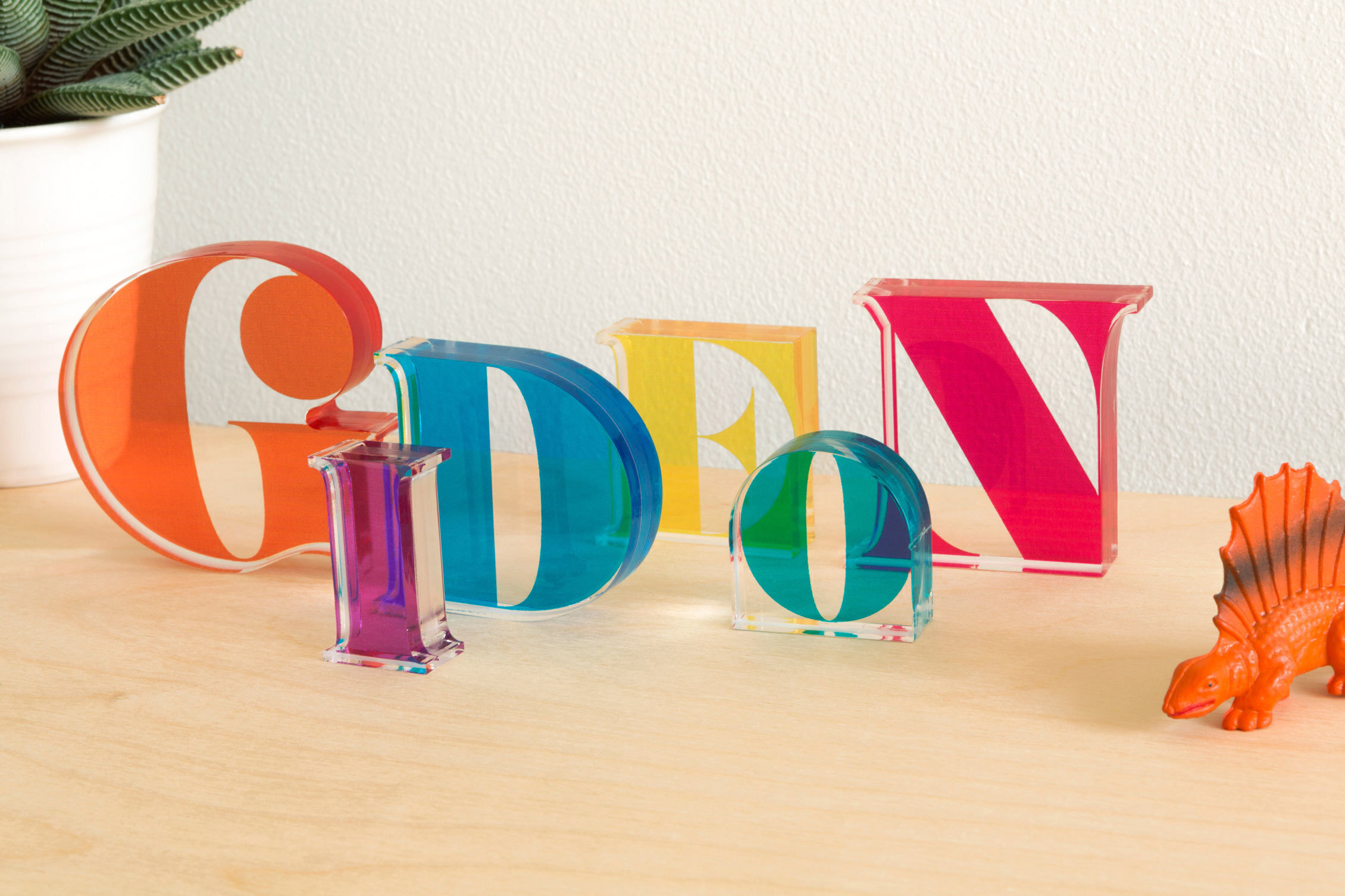 Names blocks - Yoni Alter. Original graphic art