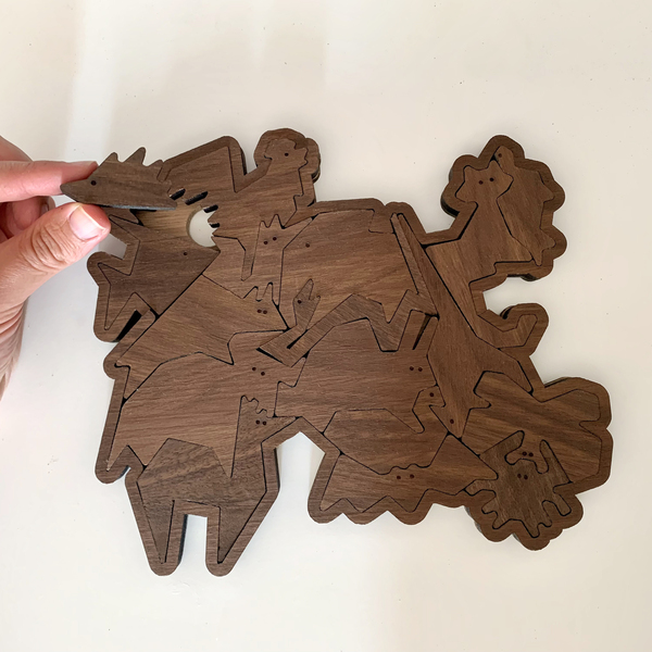 Scrambled Animals - Yoni Alter. Original graphic art